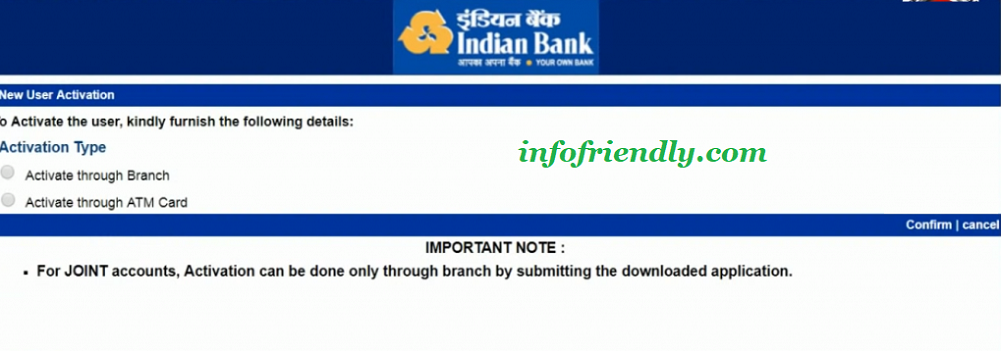 How to register online for Indian Bank Net Banking?