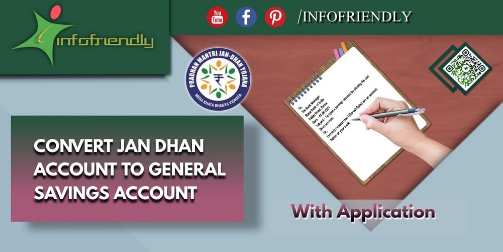 Application to convert Jan Dhan Account to General Savings Account Application to convert Jan Dhan Account to General Savings Account